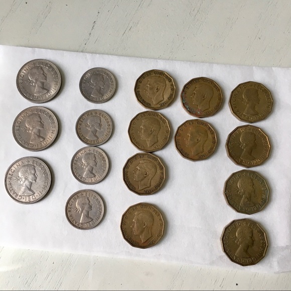 Vintage | Office | Vintage World Coins Lot Of 7 Great Britain England ...